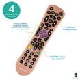 Philips 4-Device Universal Remote Control, Brushed Rose Gold, SRP4219G ...