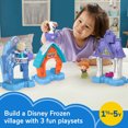 Disney Frozen Snowflake Village Little People Toddler Playset with Anna ...