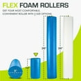 ProsourceFit Flex Foam Rollers, Full and Half, 36"L or 12"L for Muscle ...