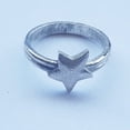 925Sterling Silver Beautiful Star Ring,High Polished Plain Simple ...