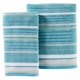 SKL Home Seabrook Stripe Hand Towel (2-Pack), Teal, 16" x 26" - Walmart.com