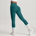 Women's Second Skin Feel Yoga Leggings, Butt Lifting Texture Running ...