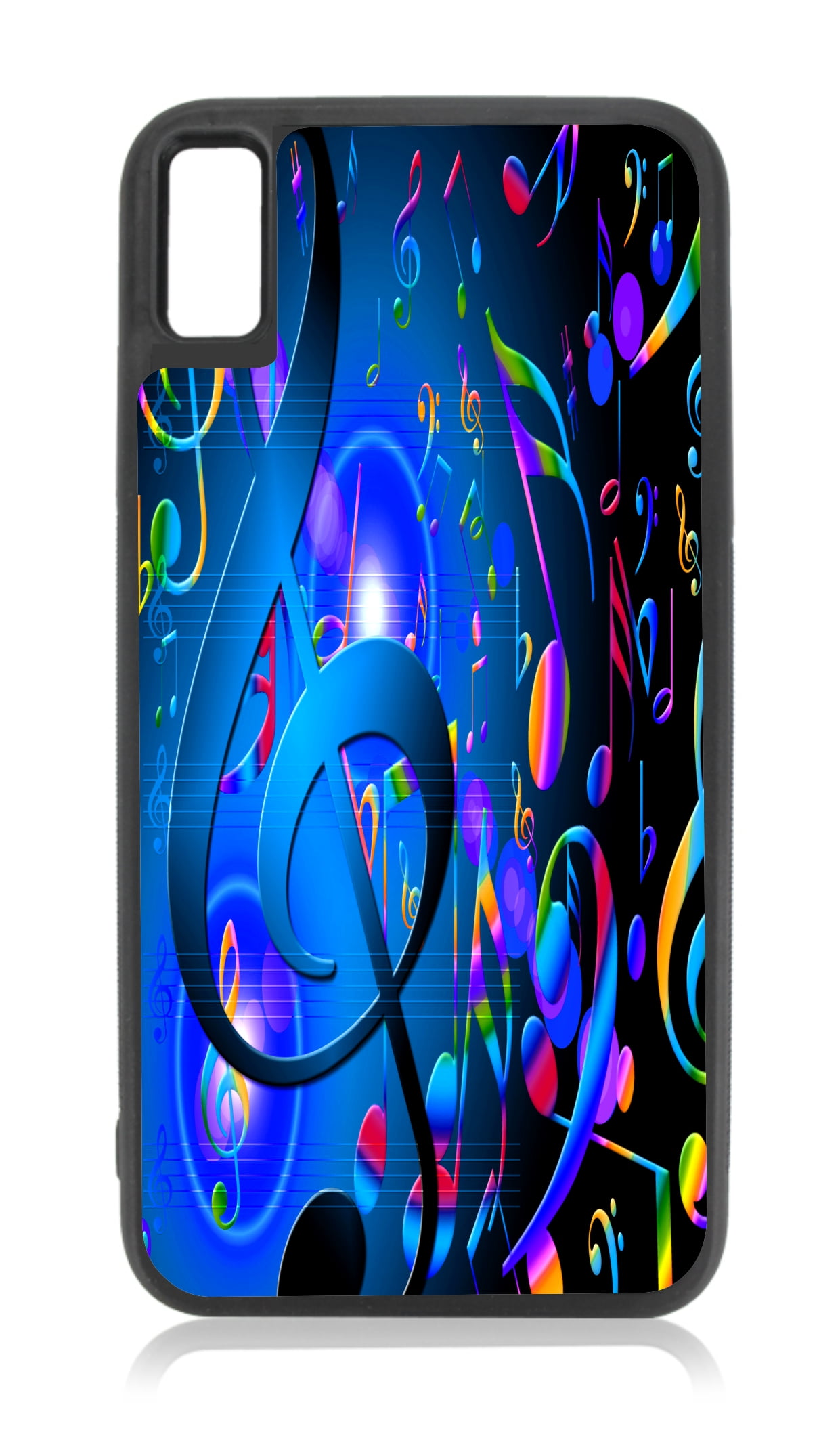 Blue Musical Treble Clef Music Notes and Clefs Art Design Compatible ...
