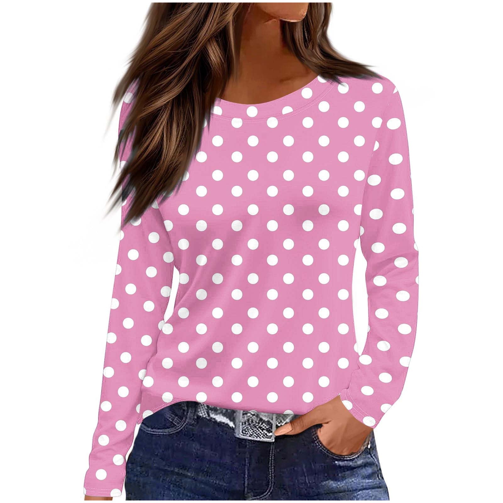 Click here for Lovzfmll Womens Fashion Loose Everyday Polka Dot P... prices