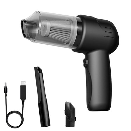 Transemion Car Mini Vacuum with 2 Nozzles 100W 9000pa Hand Held ...