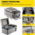 VEVOR 20L Portable Small Refrigerator Domestic Car Cooler Compact ...