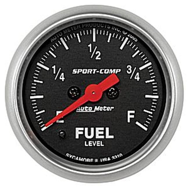 AUTO METER 3310 Fuel Level Programmable Empty - Full Range - Walmart.com