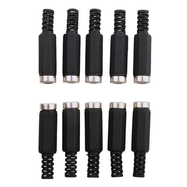 10s 5..1mm Female DC Power Socket Plug Connector Adapter Converter ...