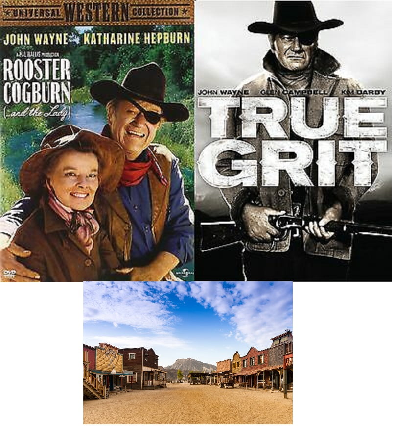 True Grit & Rooster Coburn (2 DVD SET, WS) John Wayne NEW With Bonus ...