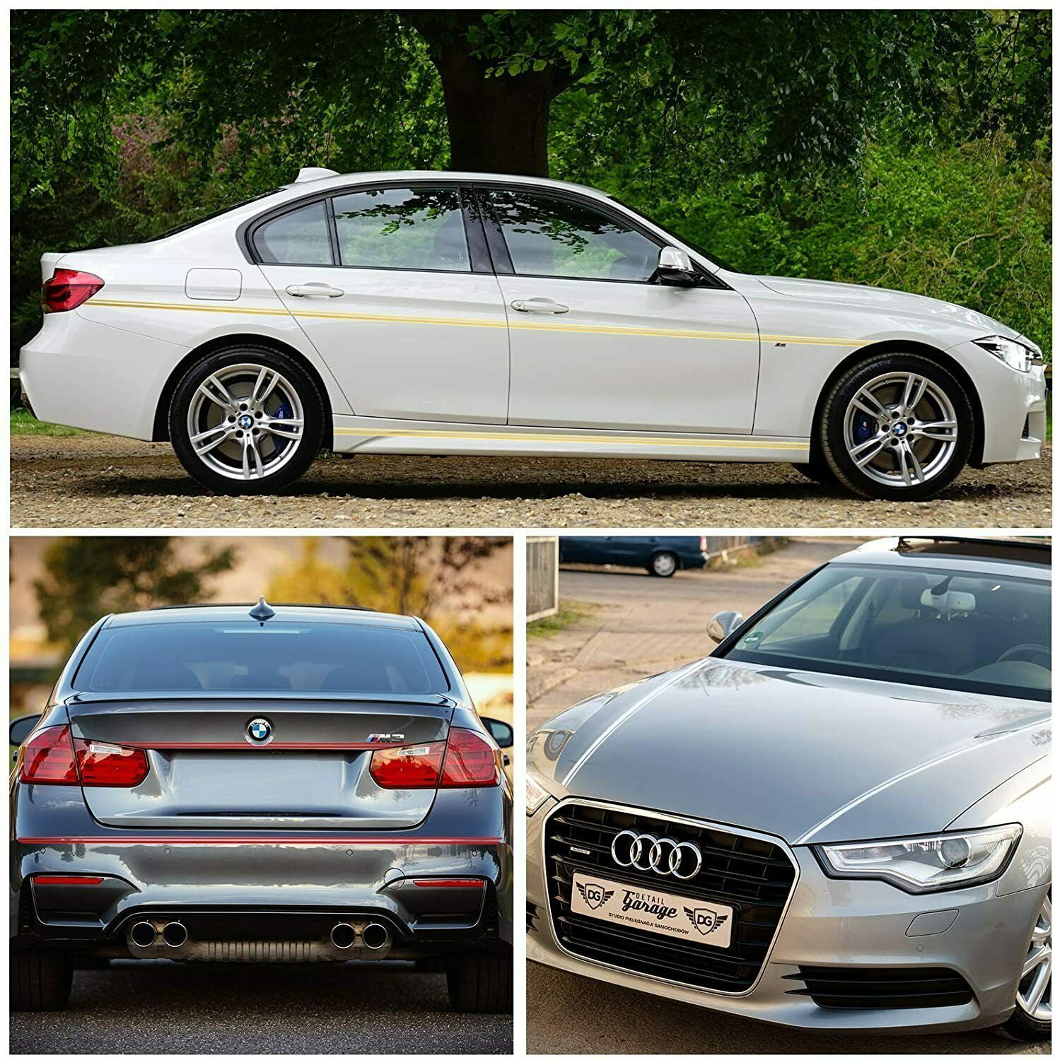 GT line stickers for car wheel trims rims bumper Bumper Stickers Paper ...