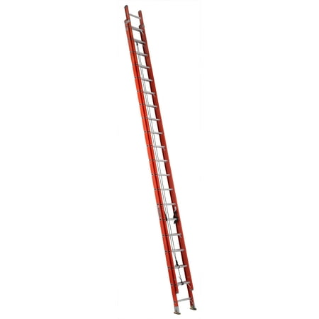 Louisville Ladder FE3240 40 ft. Fiberglass "D" Rung Extension Ladder ...