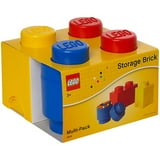 LEGO Storage Brick Multi-Pack - Bright Red, Blue, Yellow - Walmart.com
