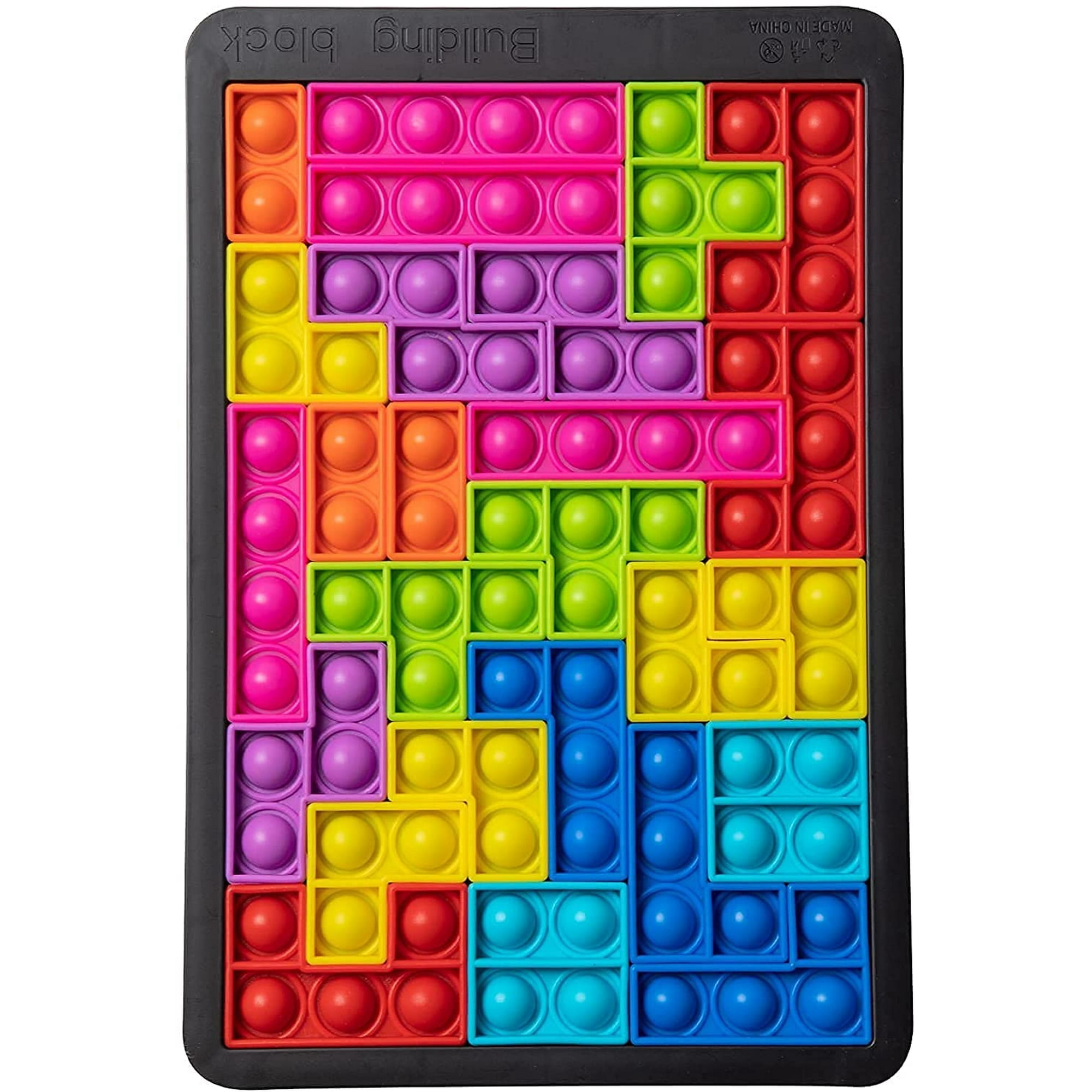 Click here for Nogis Push It Pop Toy  Tetris Jigsaw Puzzle Bubble... prices