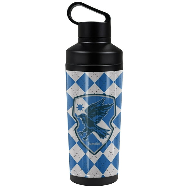 Harry Potter Official Ravenclaw Plaid Sigil 18 oz Insulated Water ...