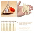 1 set of Miniature Baseball Bat Charms Wood Craft Baseball Bats Party ...