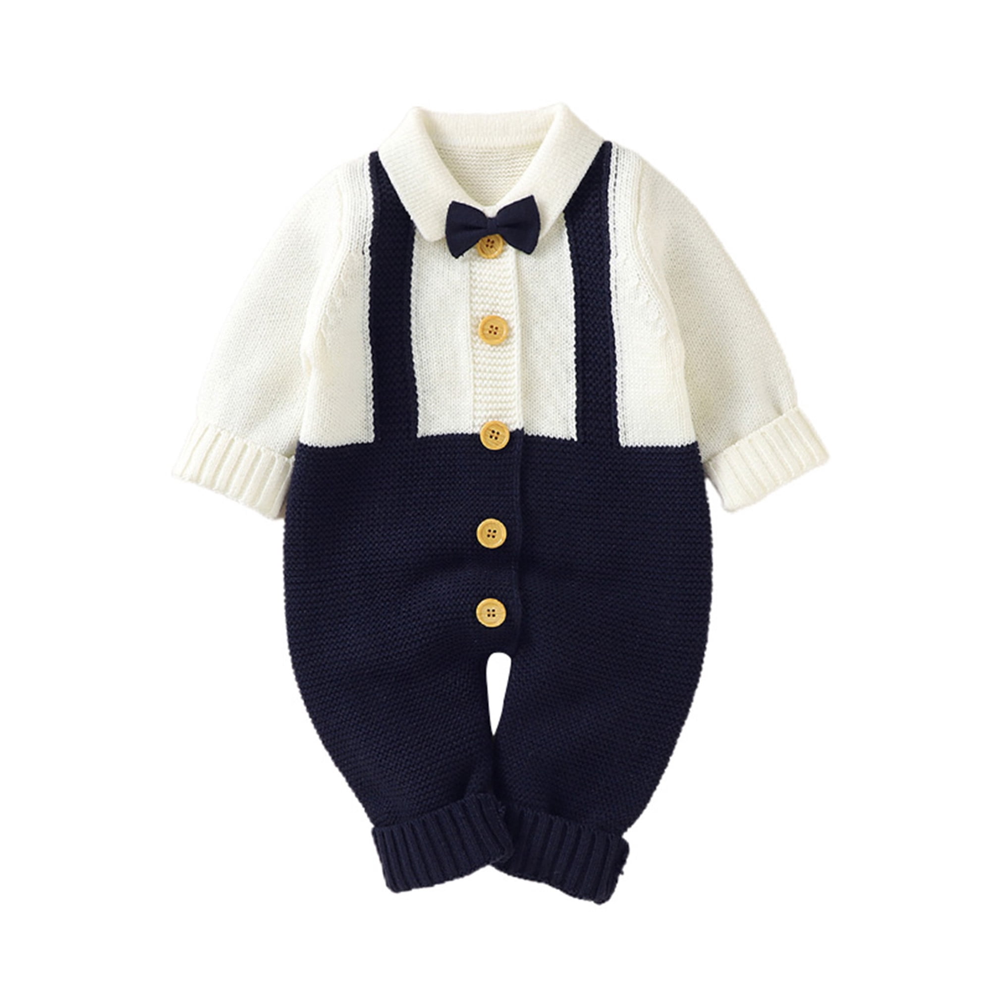 Click here for Xingqing Newborn Baby Boys Gentleman Romper Sweate... prices