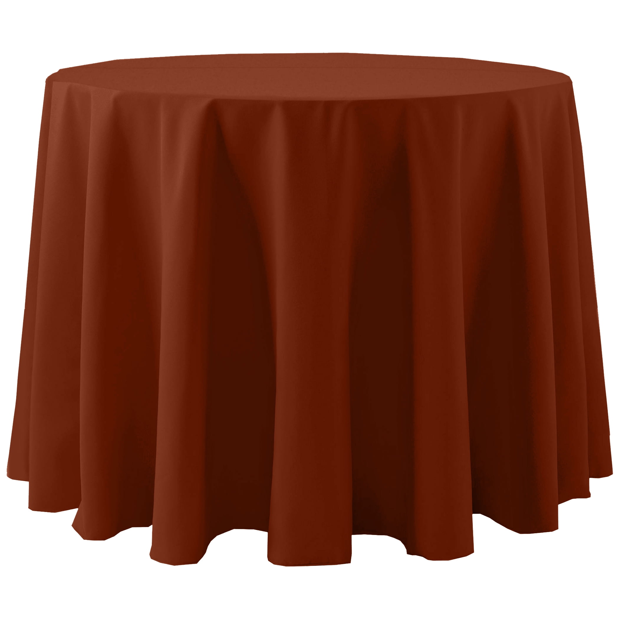 Ultimate Textile Cotton-feel 114-Inch Round Fine Dining Tablecloth ...