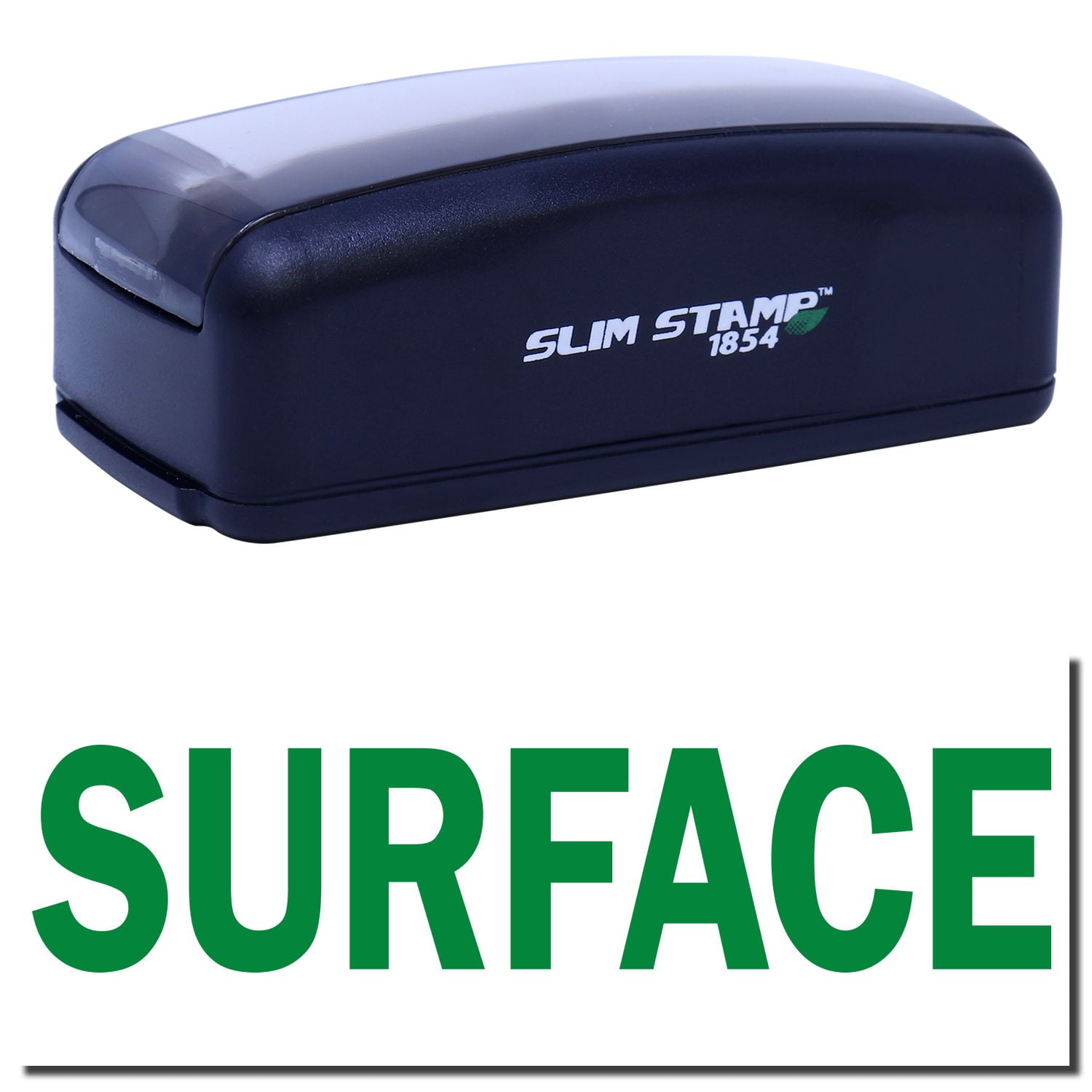 Large Pre-Inked Surface Stamp, Slim 1854, Ultra Slim Design, Impression ...