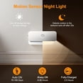 2 wireless charging induction night lights, indoor stair lights ...