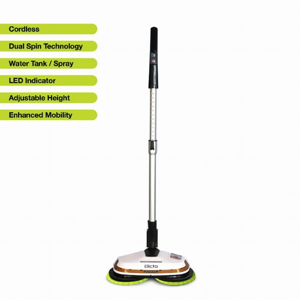 Elicto ES-530 - Electronic Cordless Spin Mop and Polisher - Walmart.com