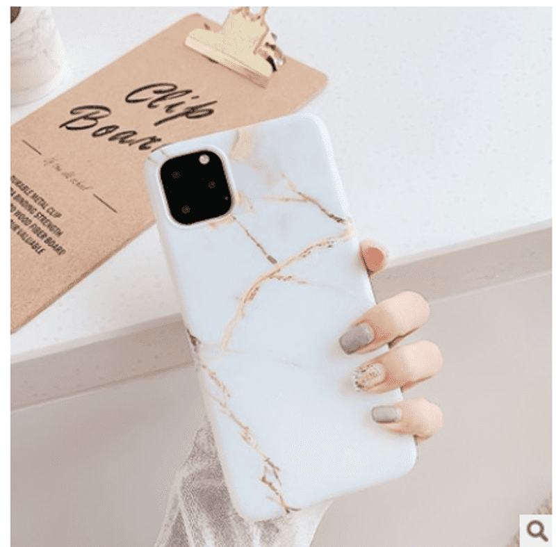 Colorful Marble Cases For iPhone 11 Back Cover(White) - Walmart.com