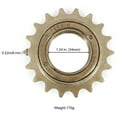 MOHEGIA Single Speed Bicycle Freewheel 18T,Bike Flywheel Steel ...