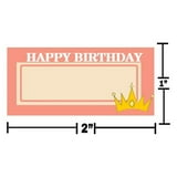 200 Pcs Happy Birthday Gift Tags Stickers,Happy Birthday to Name ...