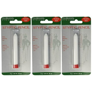 Clubman Pinaud Styptic Pencil Travel Size 0.33 oz - Walmart.com