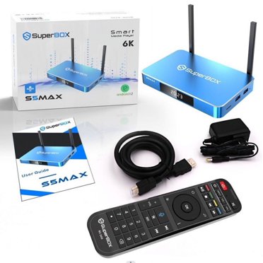 2025 Streamx X2 Max Superbox,6K Ultra Hd with 4GB+64G , 1700+ Live TV ...