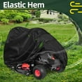 Pomoko 56 x 26.5x 36 in Black Universal Fit Lawn Mower Covers ...