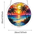 83 Pieces Acrylic Suncatcher Puzzle, Unique Sunset Canyon Acrylic Sun ...