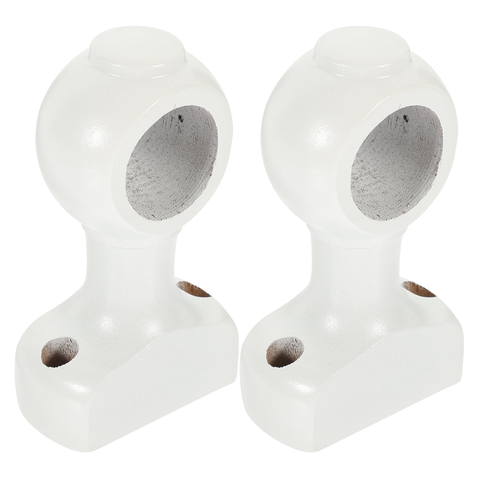 Click here for Milisten 2pcs Wooden Curtain Rod Brackets Heavy Du... prices