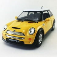 5" Kinsmart Mini Cooper S Convertible Diecast Model Toy Car 1:28 Blue ...