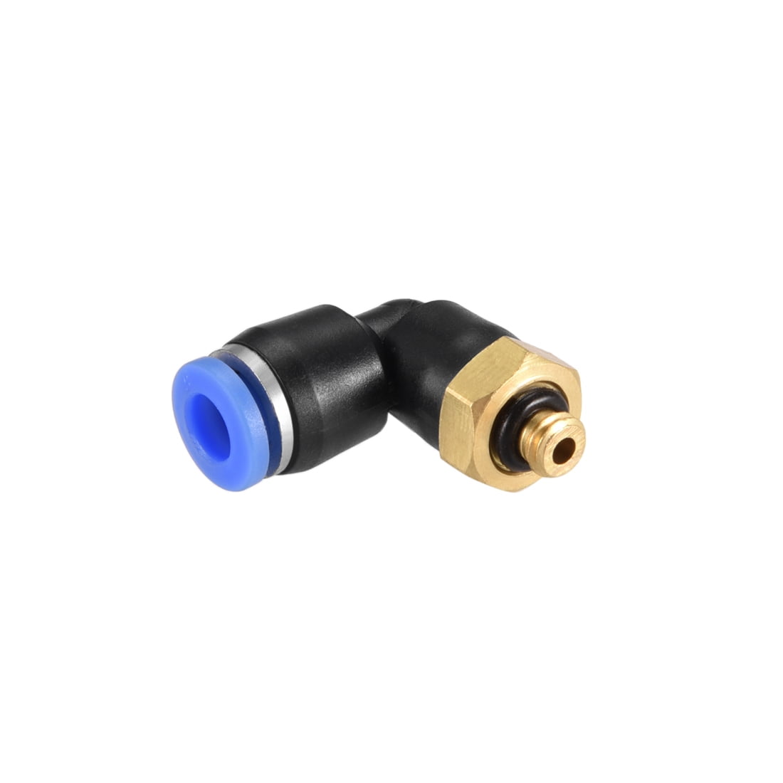 Push To Connect Tube Fitting Male Elbow 6mm Tube Od X M5 Thread