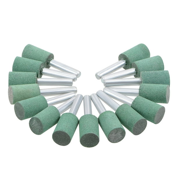 Unique Bargains 14mm Rubber Mounted Points Cylinder with 1/4-inch Shank ...