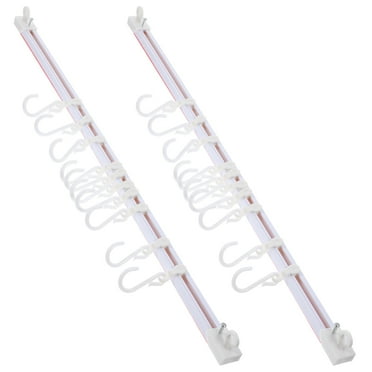 Kitchen Space : Adjustable Hooks No Drill Pull Out Hangers 4 Cabinet ...