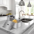 SUSUJUNE Electric Deep Fryer 6.3QT Stainless Steel 2500W Countertop ...