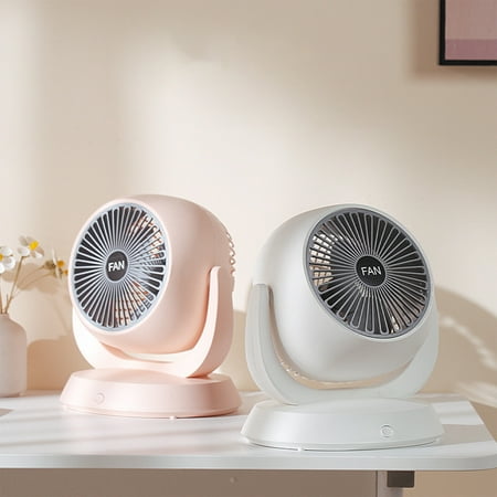 Mini Personal Air Cooler, Table Fan, Rechargeable Battery Operated Desk ...