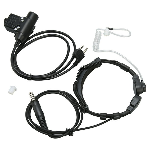 PTT Adapter,U94 PTT Adapter Hands PTT Adapter Throat Mic Earpiece ...