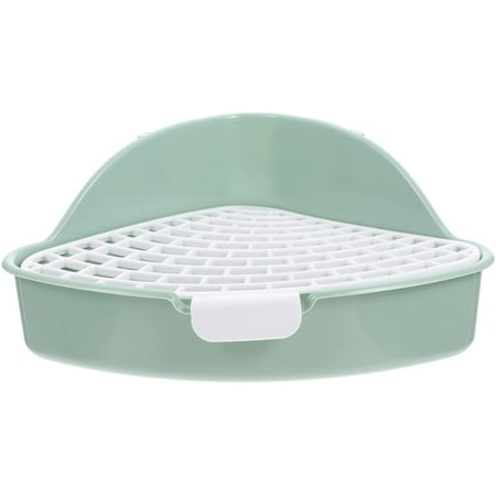 AIMTYD Bunny Litter Box Rabbit Corner Litter Box Pleastic Triangle Cage ...