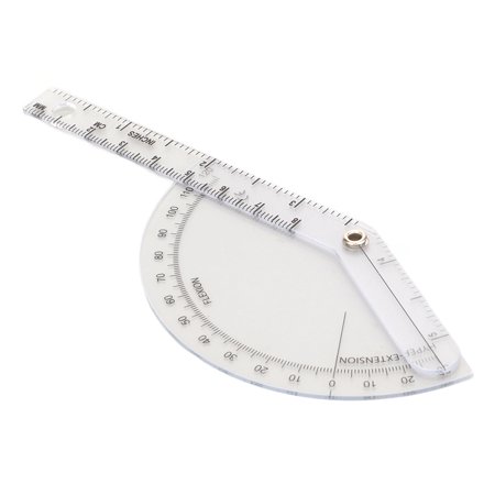 Orthopedic Goniometer, Accurate Scale 120 Degree Range Clear Orthopedic ...