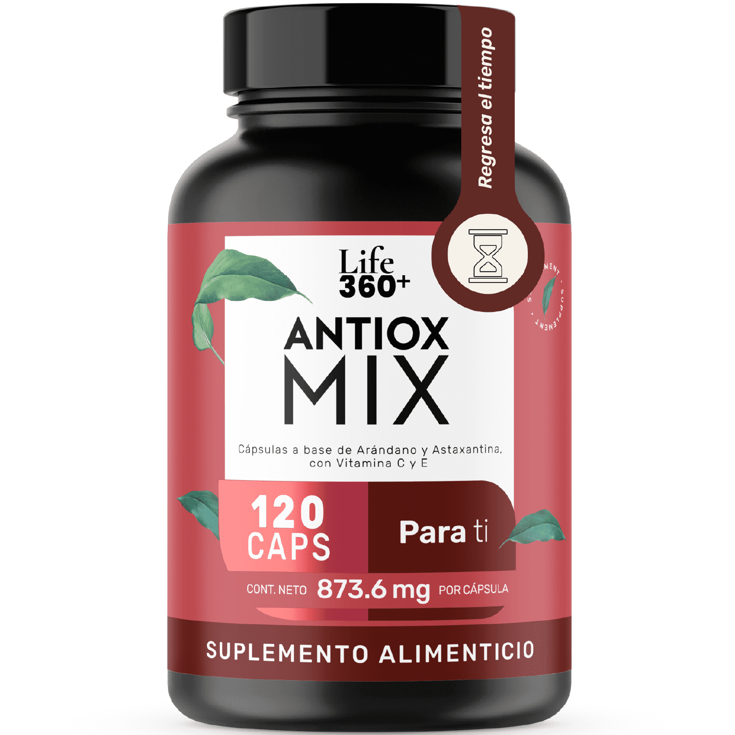 Suplemento Alimenticio LIFE 360+ ANTIOX MIX 120 Cápsulas Arándano ...