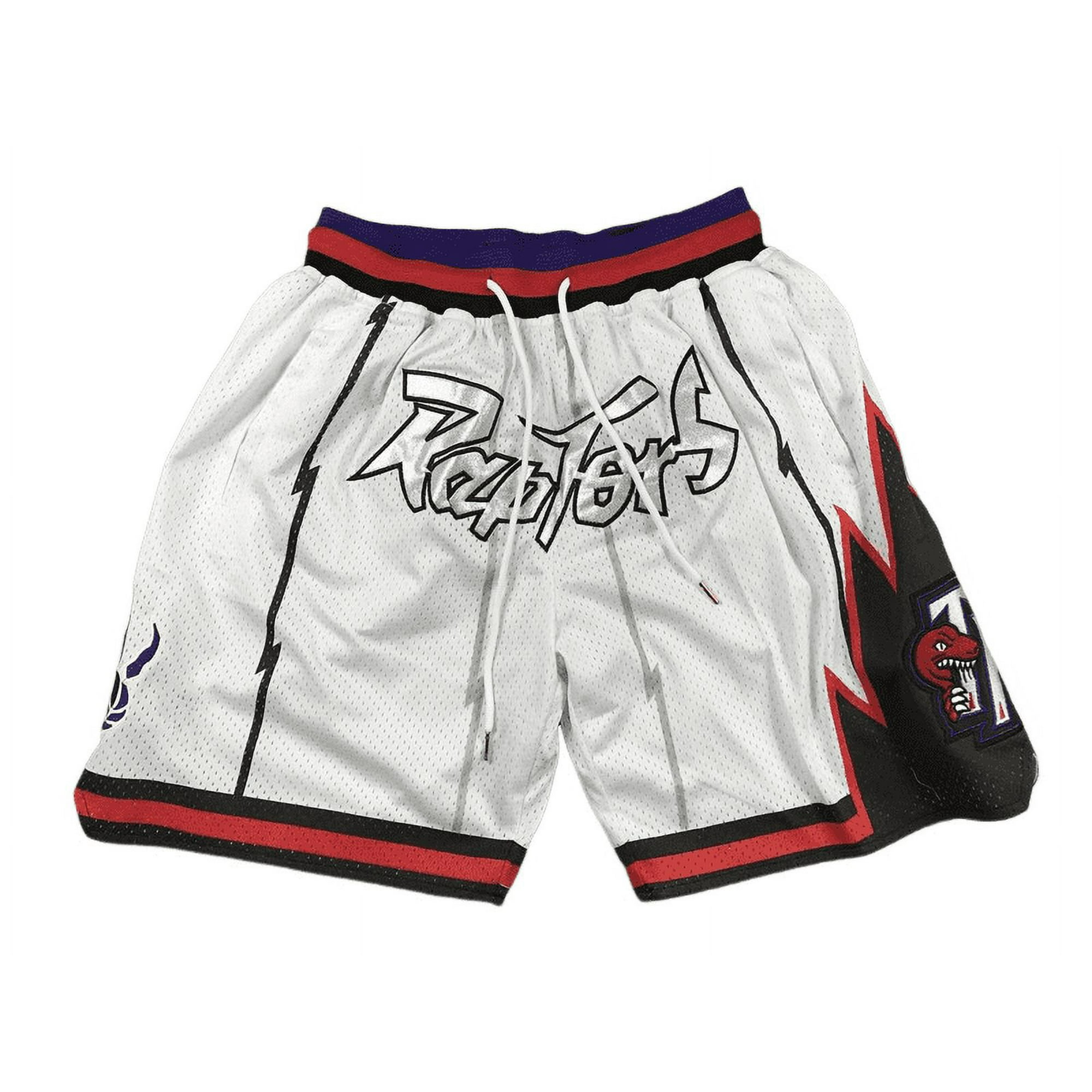Click here for Raptors Retro Full Embroidered Zipper Pocket Pants... prices
