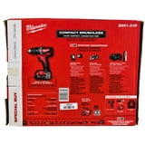 Milwaukee M18 Compact Brushless Drill/Driver Kit- 18V Li-Ion Power Tool ...