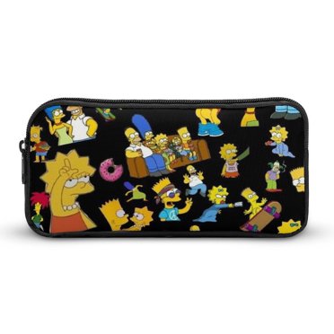 Generic Personalized Kids Rocket Space Pencil Case Black Polyester ...