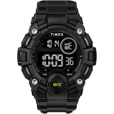 Timex Men's UFC Elite Black With Yellow Resin Strap - Walmart.com