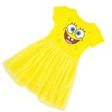 SpongeBob Girls' 4-12 Foil Mesh Tutu Dress - Walmart.com