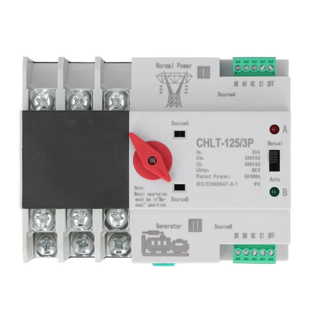 Dual Power Transfer Switch,3P Dual Power Automatic Transfer Switch Dual ...