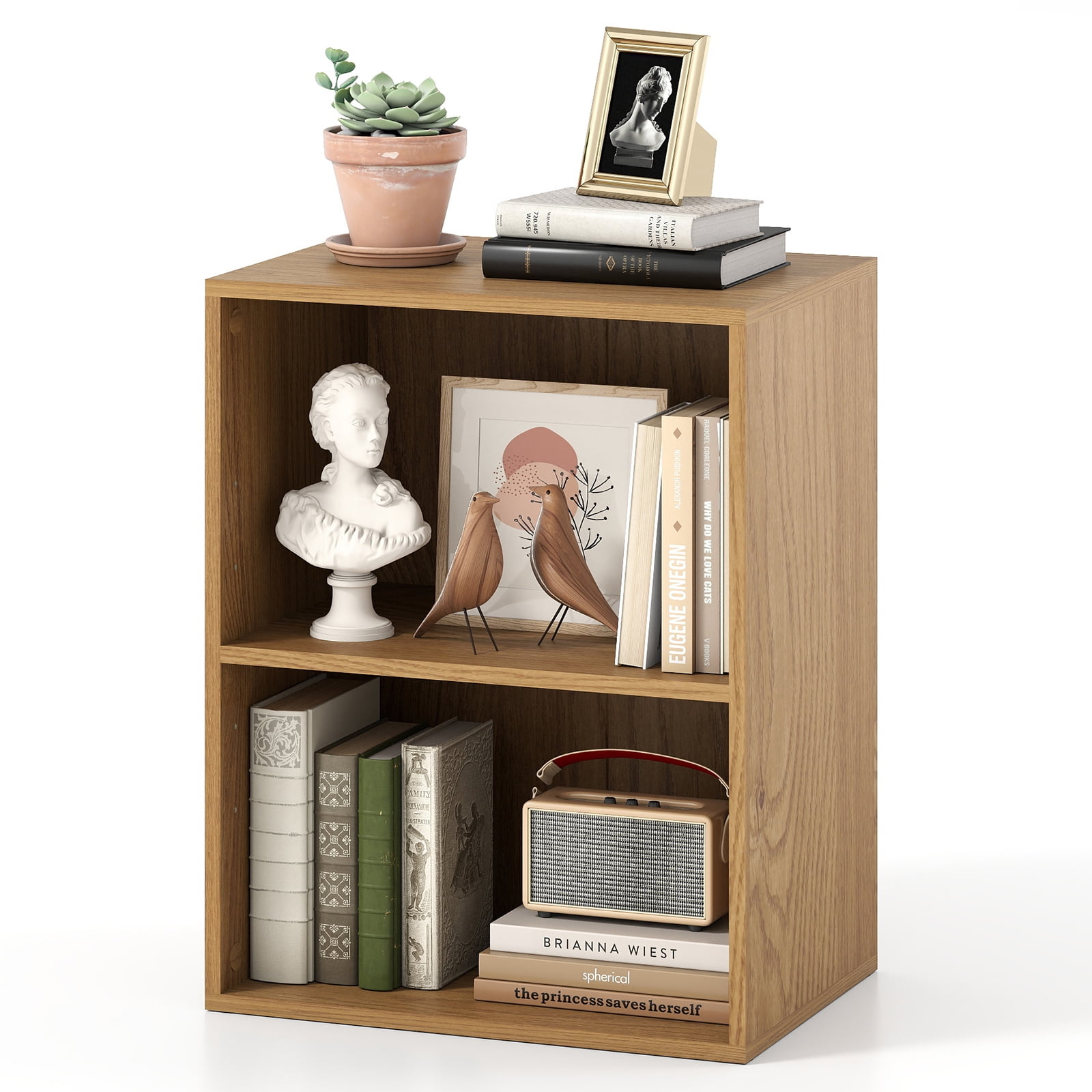Click here for Costway 2-Cube Bookcase With 5-Position Adjustable... prices