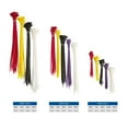 Maxxima Nylon Cable Ties Assortment Pack, Heavy Duty Multipurpose Self ...